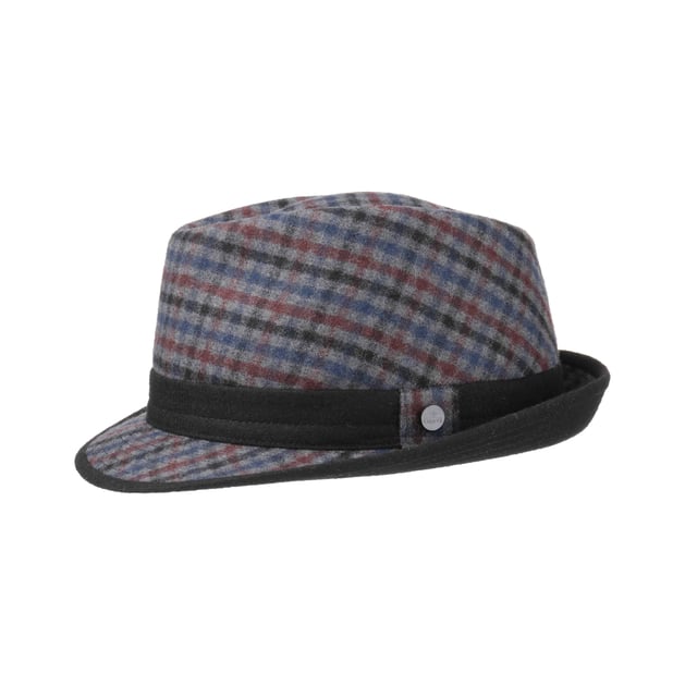 Checked Wool Trilby by Lierys - 49,95